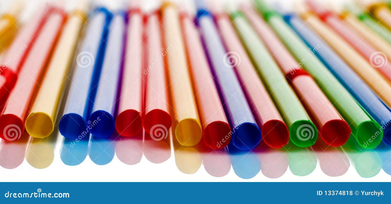 Multi-coloured Cocktail Straws Stock Photo - Image of abstract, liquor ...