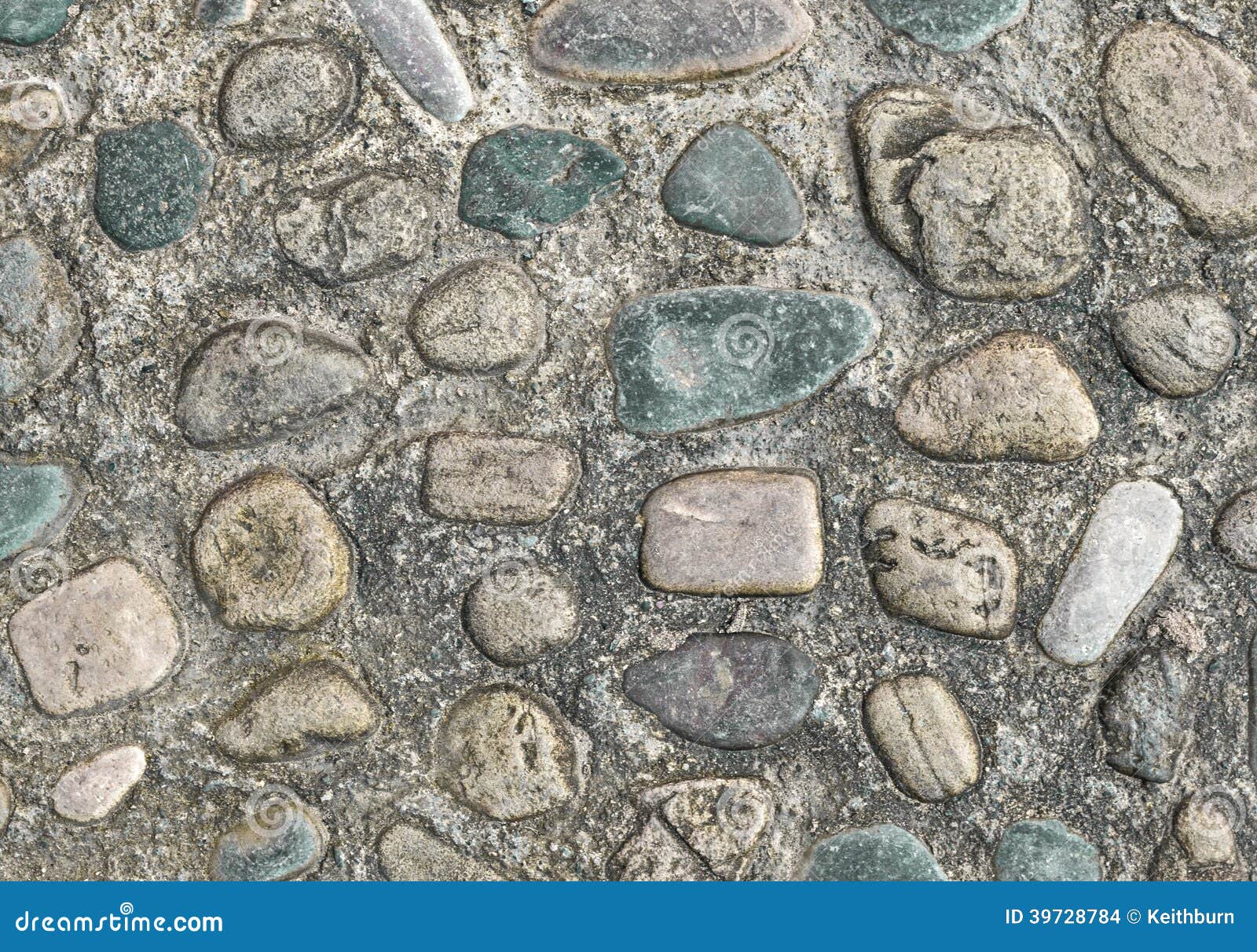 Multi Coloured/Colored Pebble Cobbled Background Stock Photo - Image of ...