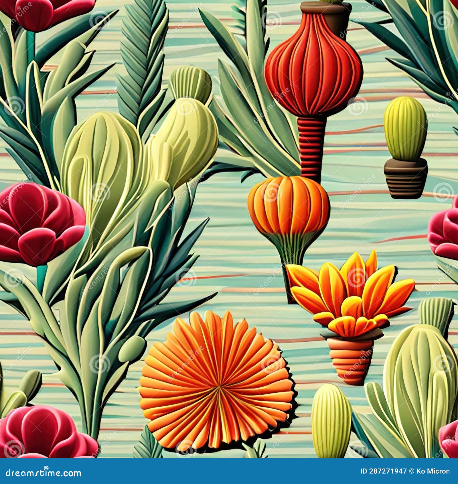 Seamless Craft Clay Patterns, with Intricate Details and Shades. Stock ...