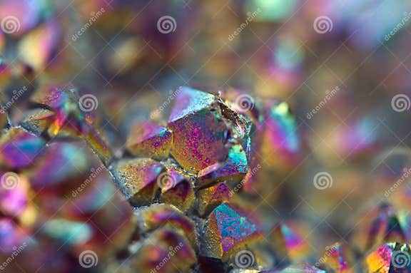 Multi-coloured Crystals Macro Stock Image - Image of bokeh, decorative ...