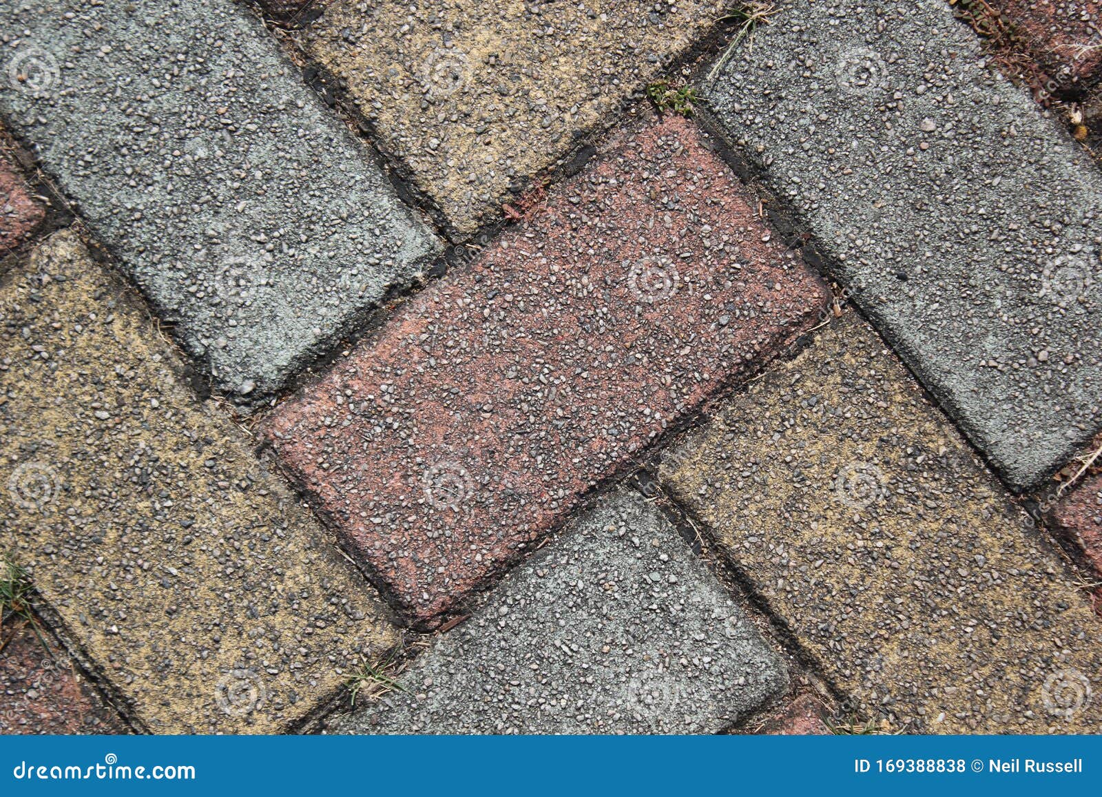 Multi-coloured Floor Bricks Stock Photo - Image of texture, textures ...