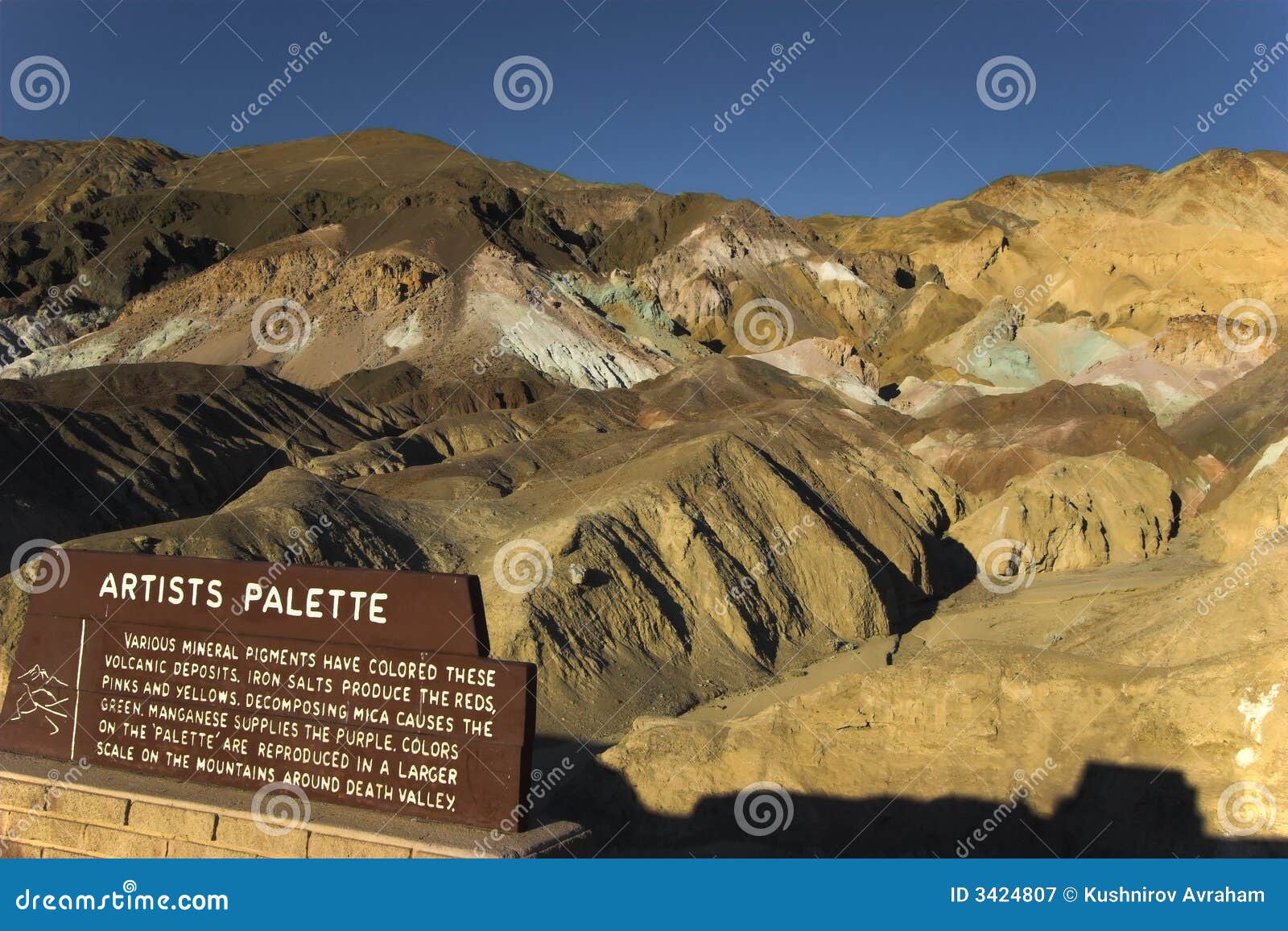 Multi-coloured hills stock image. Image of beauty, deep - 3424807