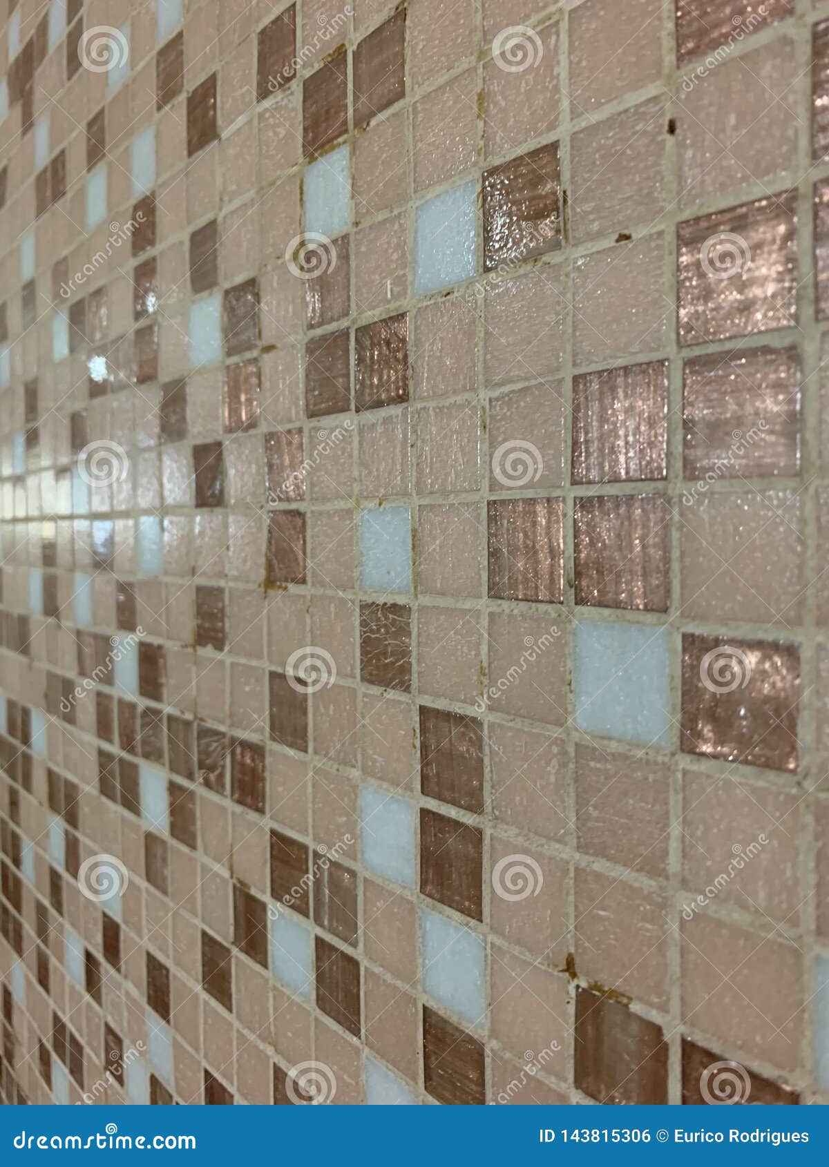 A Multi Coloured Mosaic Wall Stock Photo - Image of popular, small ...