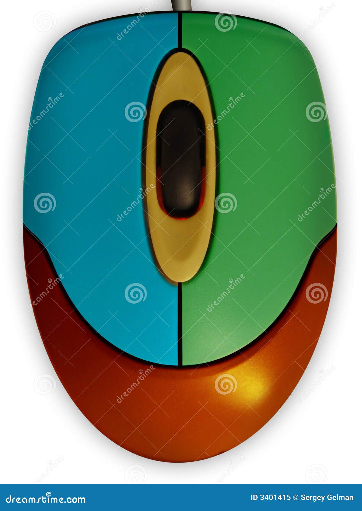 The multi-coloured mouse. stock image. Image of color - 3401415