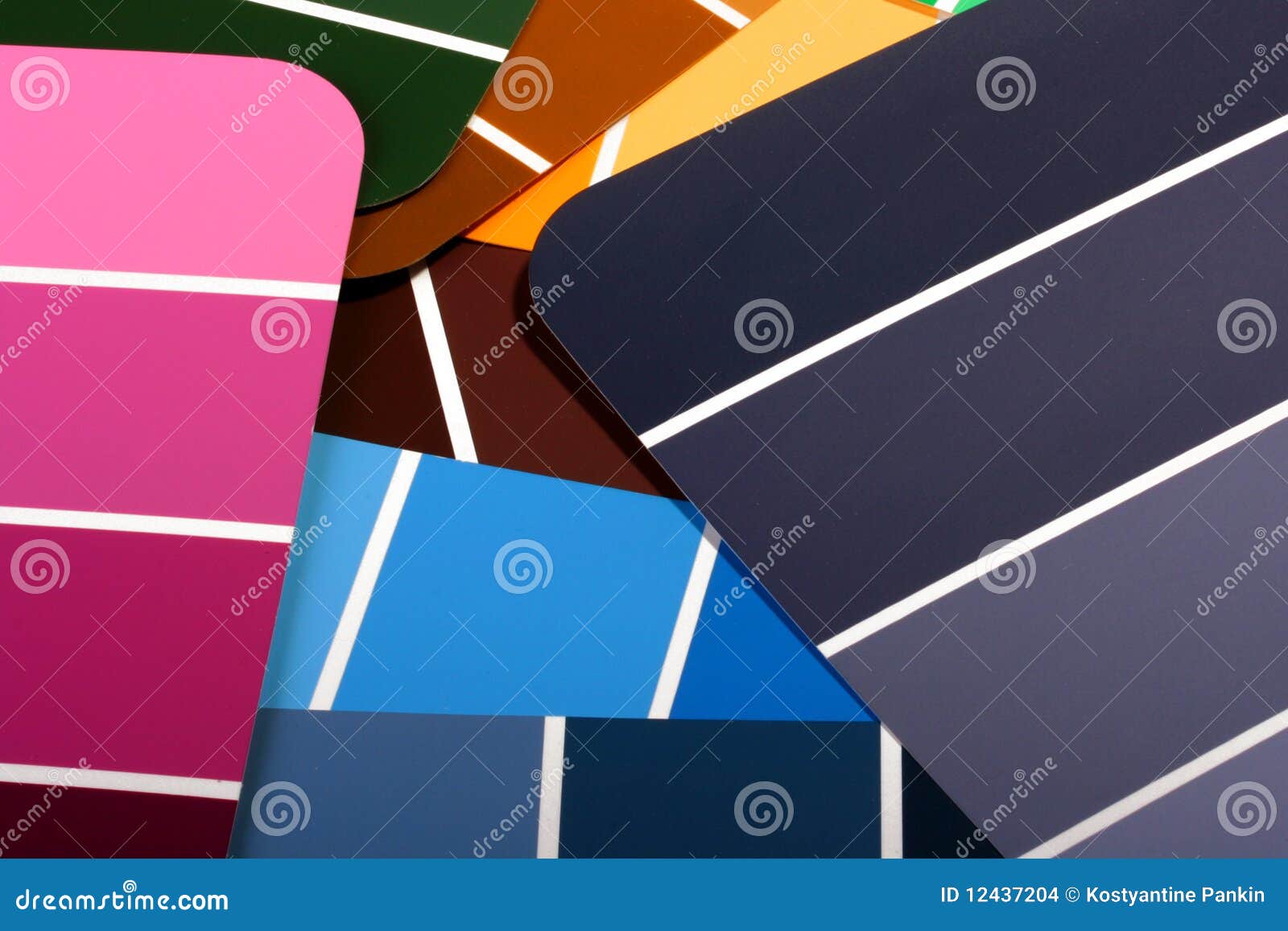 Multi-coloured palette stock photo. Image of press, service - 12437204