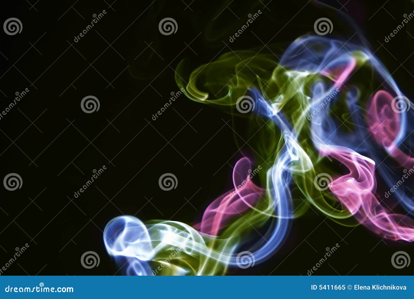 Multi-coloured smoke stock illustration. Illustration of rise - 5411665