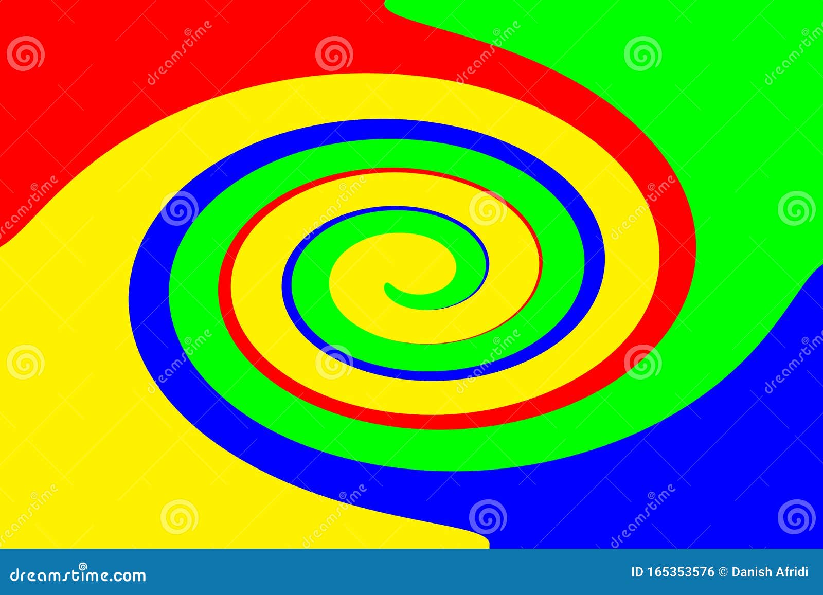 Multi Colours Spin Design Texture Wallpaper Stock Illustration ...