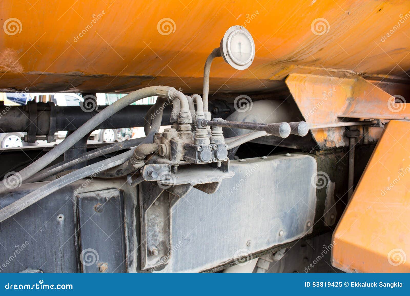 The Multi Controler by Hydrolic Handle Control Stock Image - Image of ...