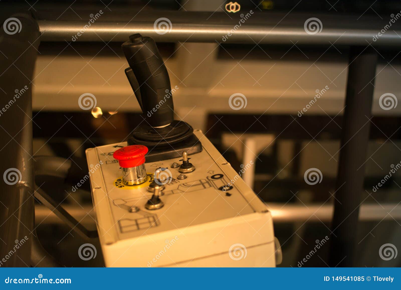 Multi Controler by Hydrolic Handle Control Stock Image - Image of pump ...