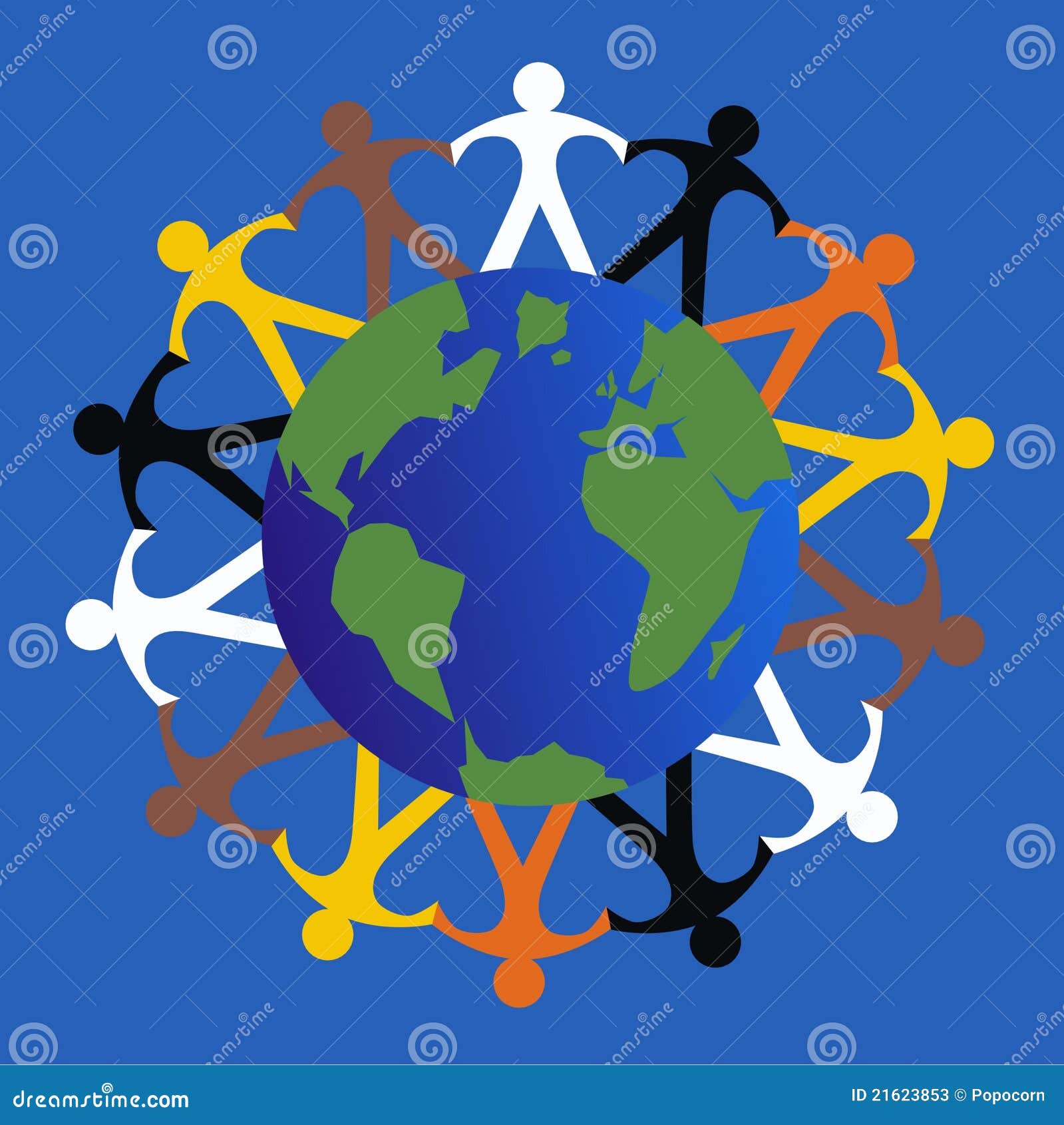 Multi cultural stock vector. Illustration of cultural - 21623853