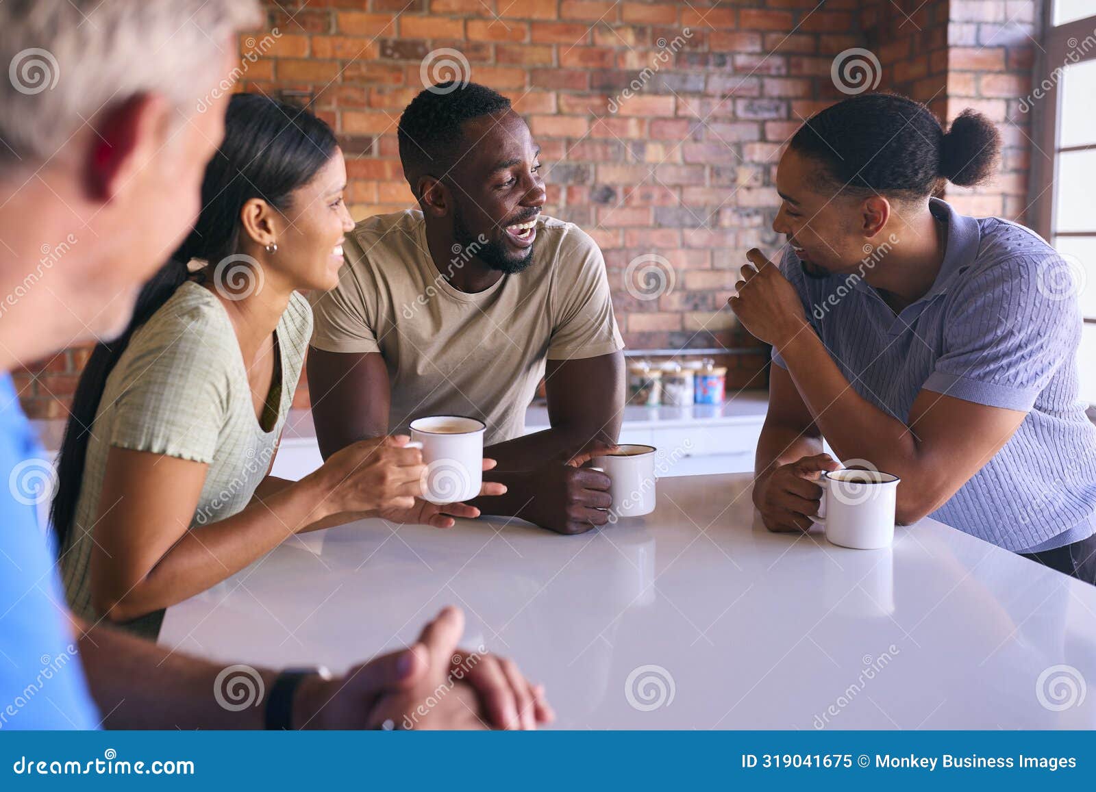 Taking A Coffee Break. Crochet Lace And Grape Leaves Work In Progress ...