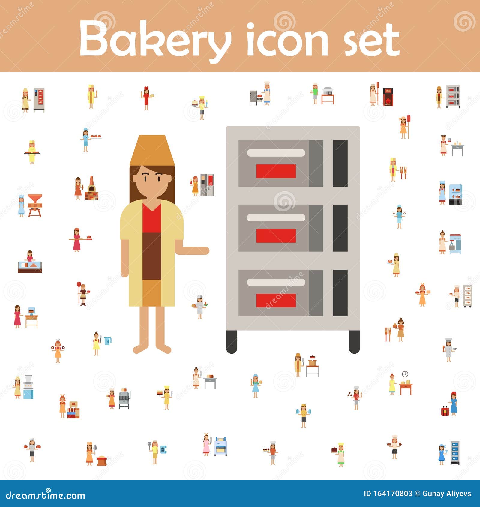 Multi Deck, Bakery Color Liquid Bacdge Icon. Simple Color Vector Of ...