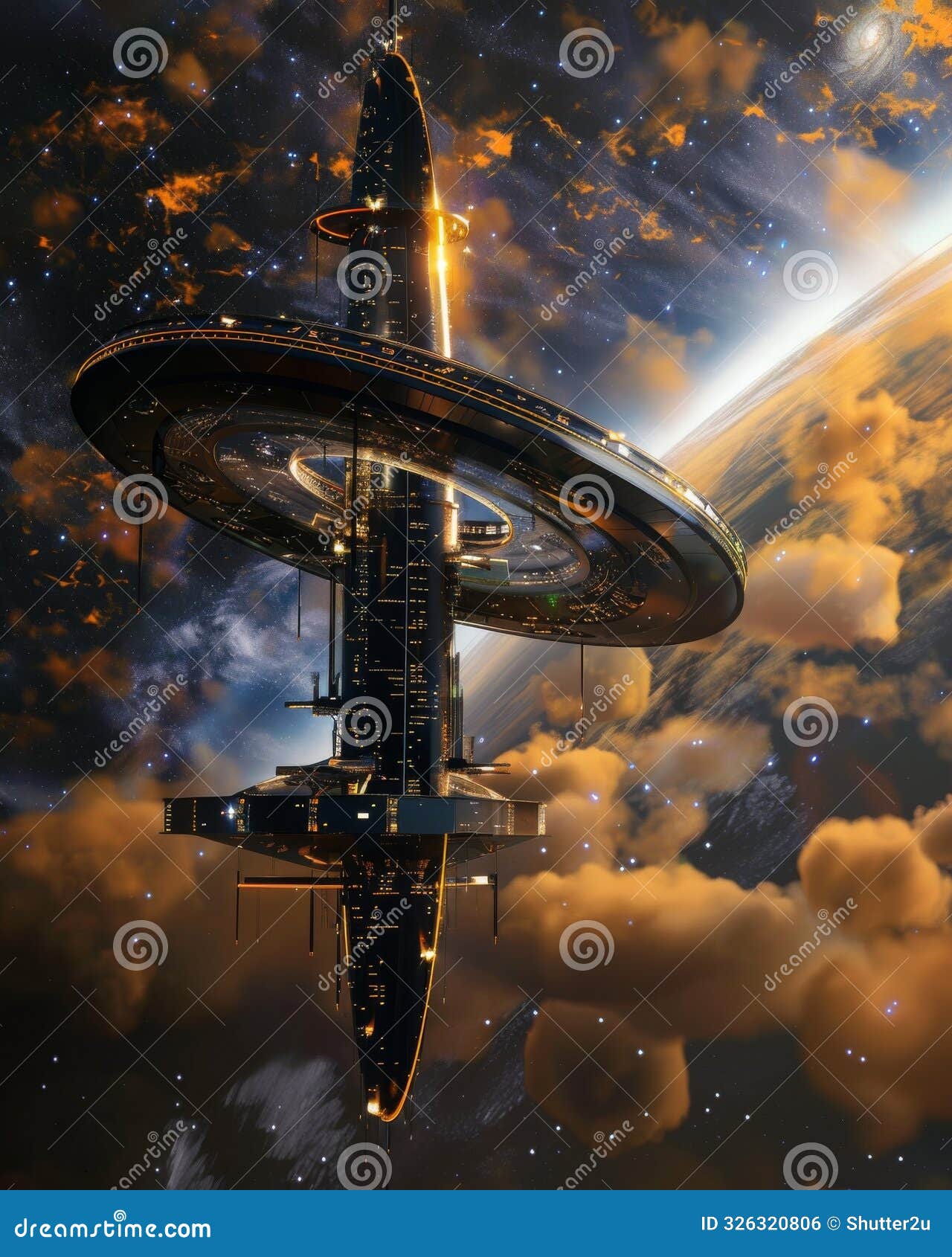 Interstellar Construct: An Explosive Amalgam Of Spheres And Cubes Stock ...