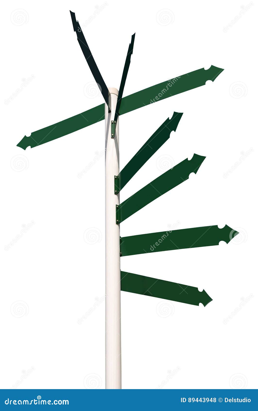 Multi Directional Sign Indicating Cities And South And North Pole In ...