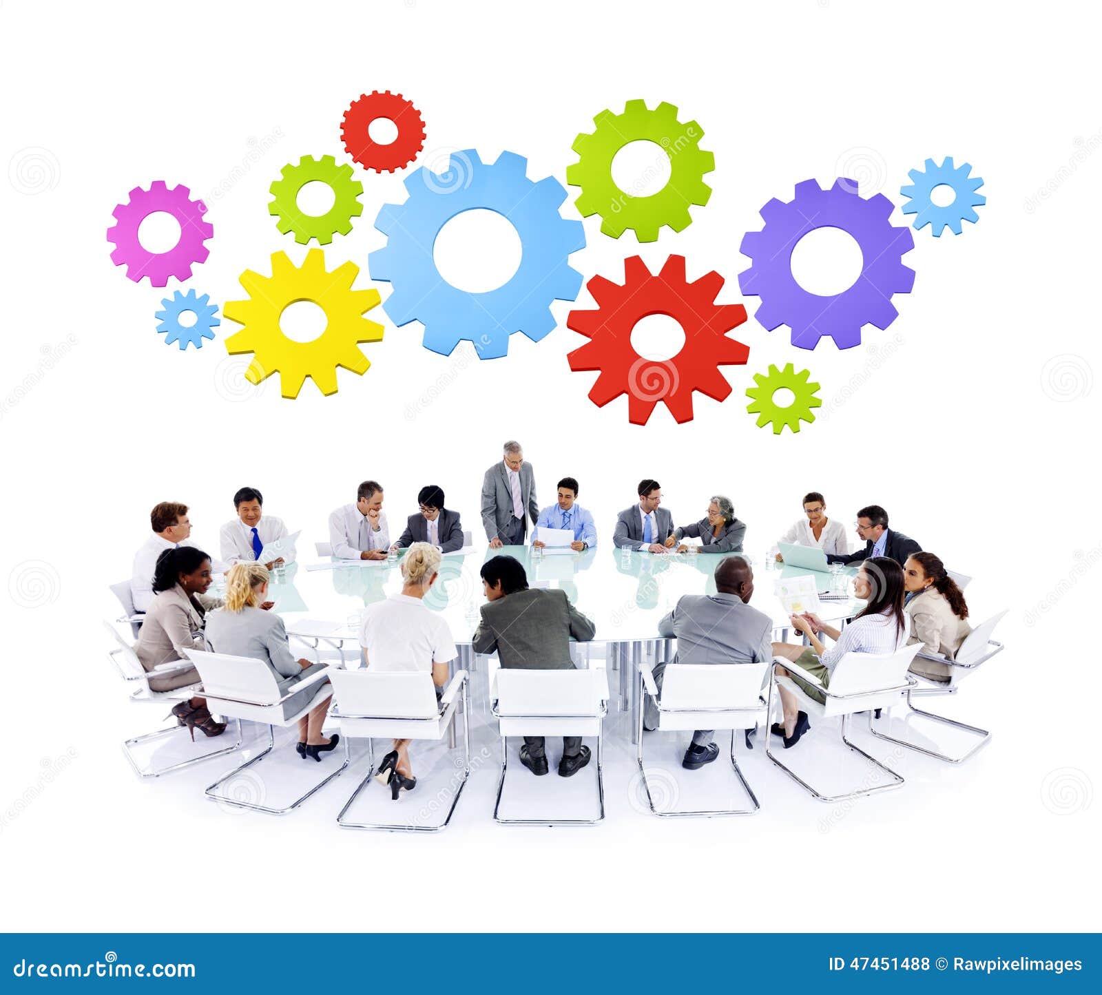 Multi-ethnic Business Cooperation Discussion Meeting Concept Stock ...