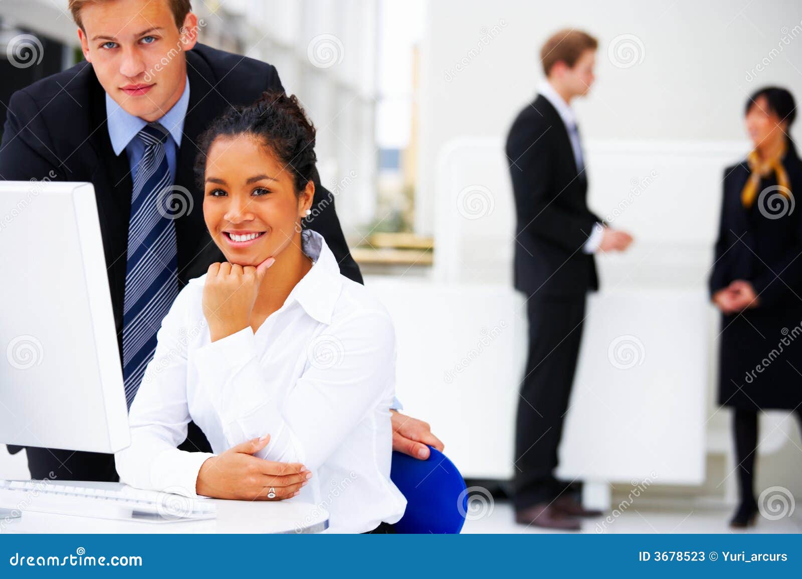 Multi Ethnic Business Group Stock Image Image Of Group Partners 3678523