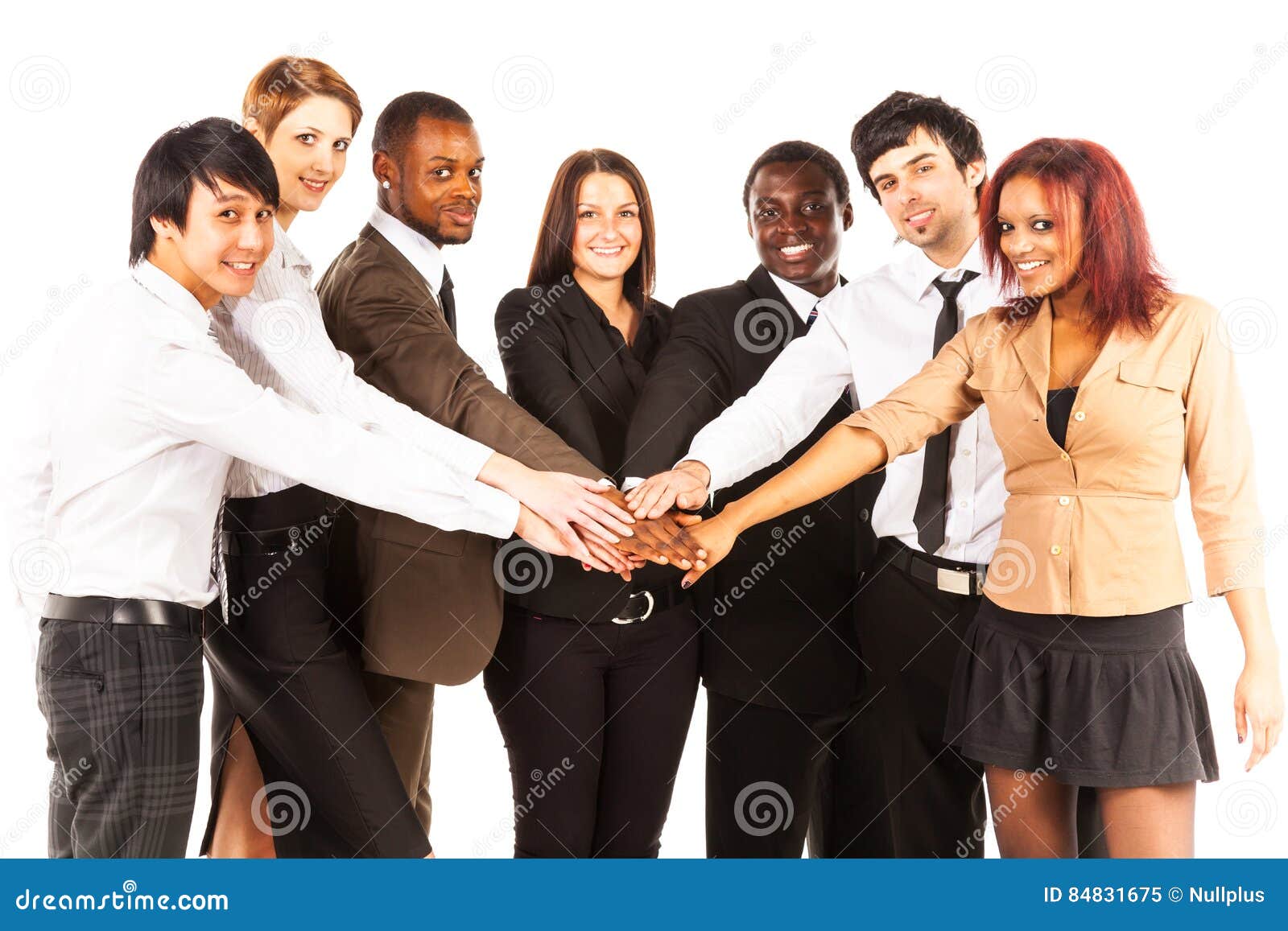 Multi-ethnic Business Team stock image. Image of adult - 84831675
