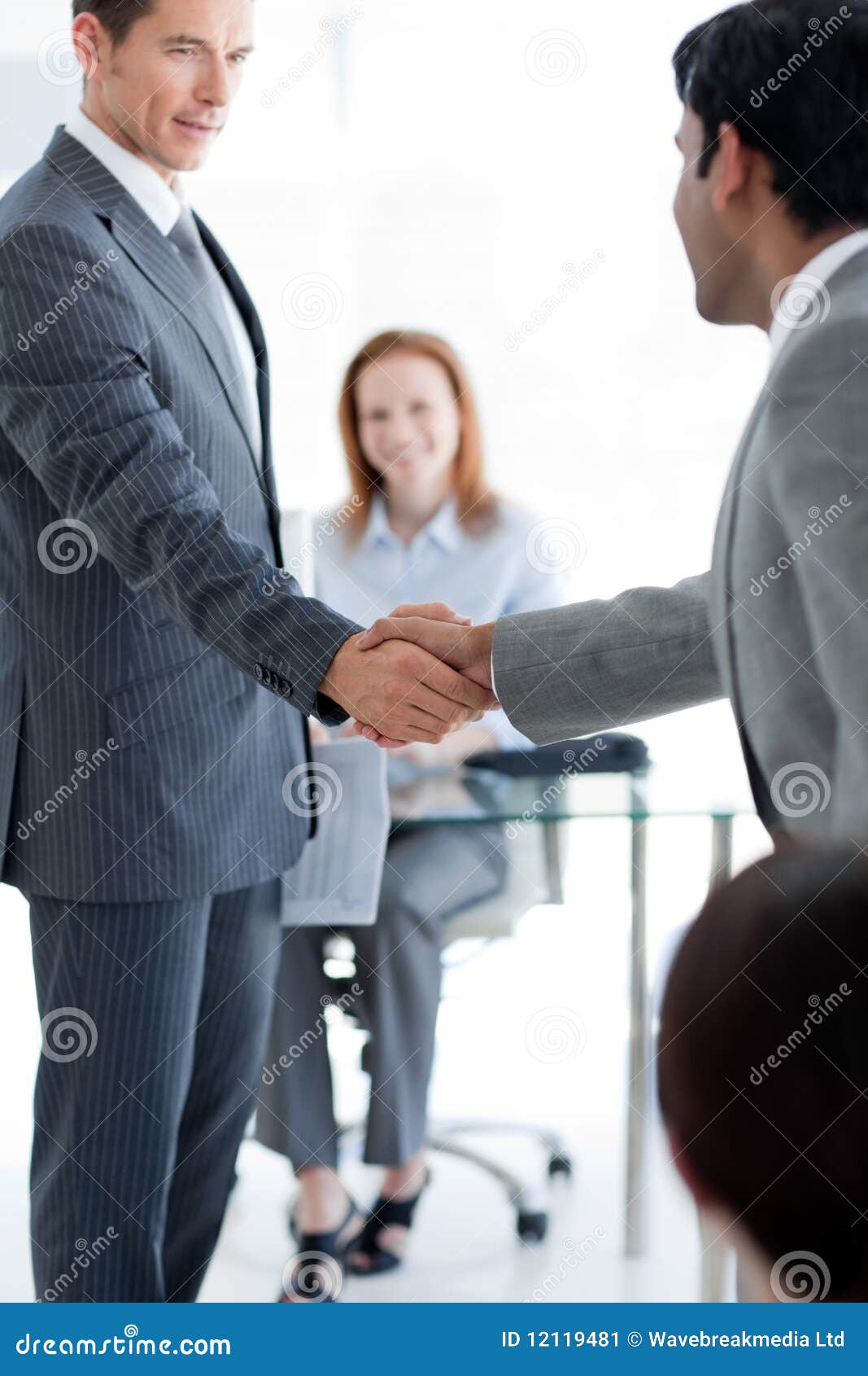 Multi-ethnic Businessmen Shaking Hands Stock Image - Image of ...