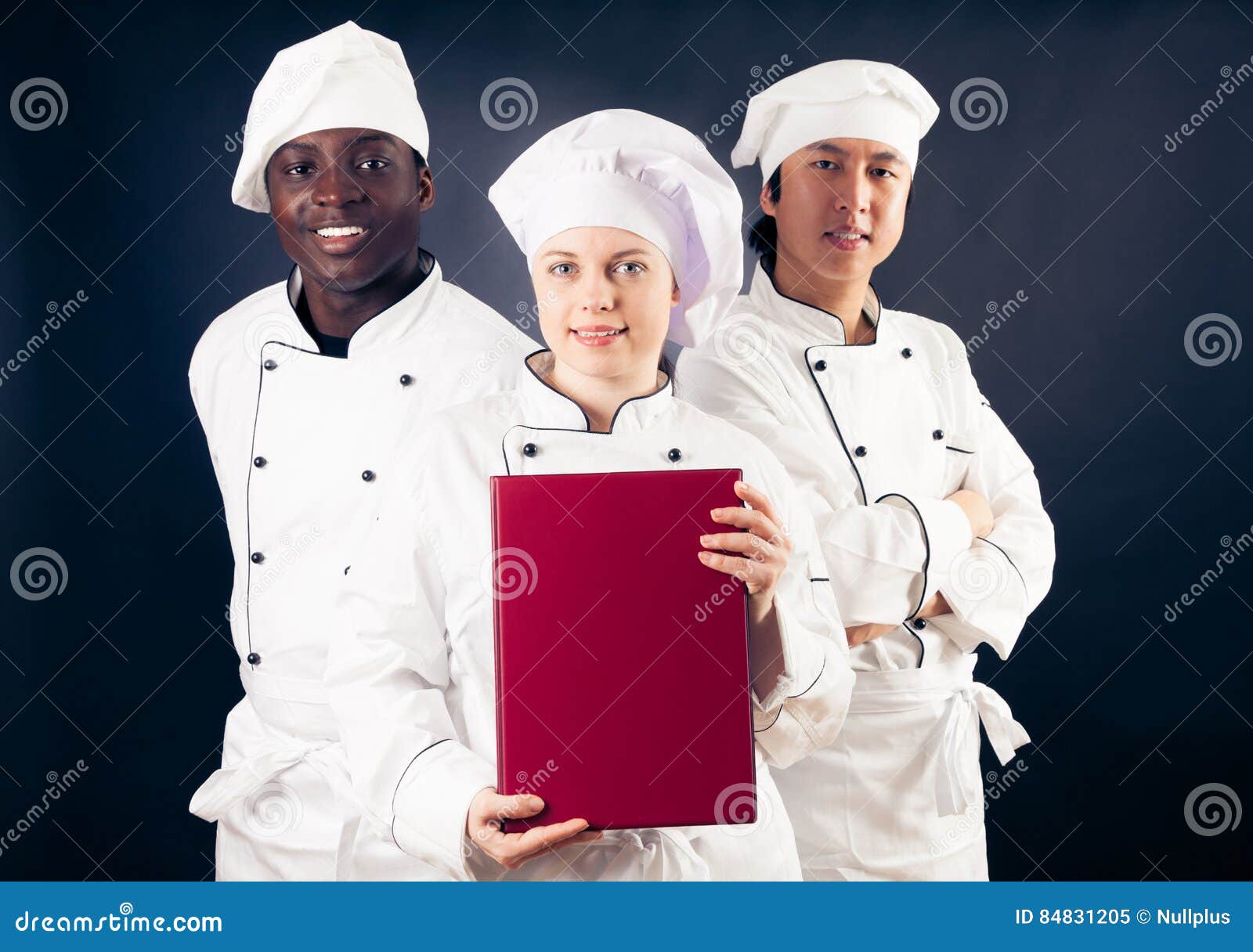 Multi-ethnic Group of Cooks Stock Image - Image of ethnicity, woman ...
