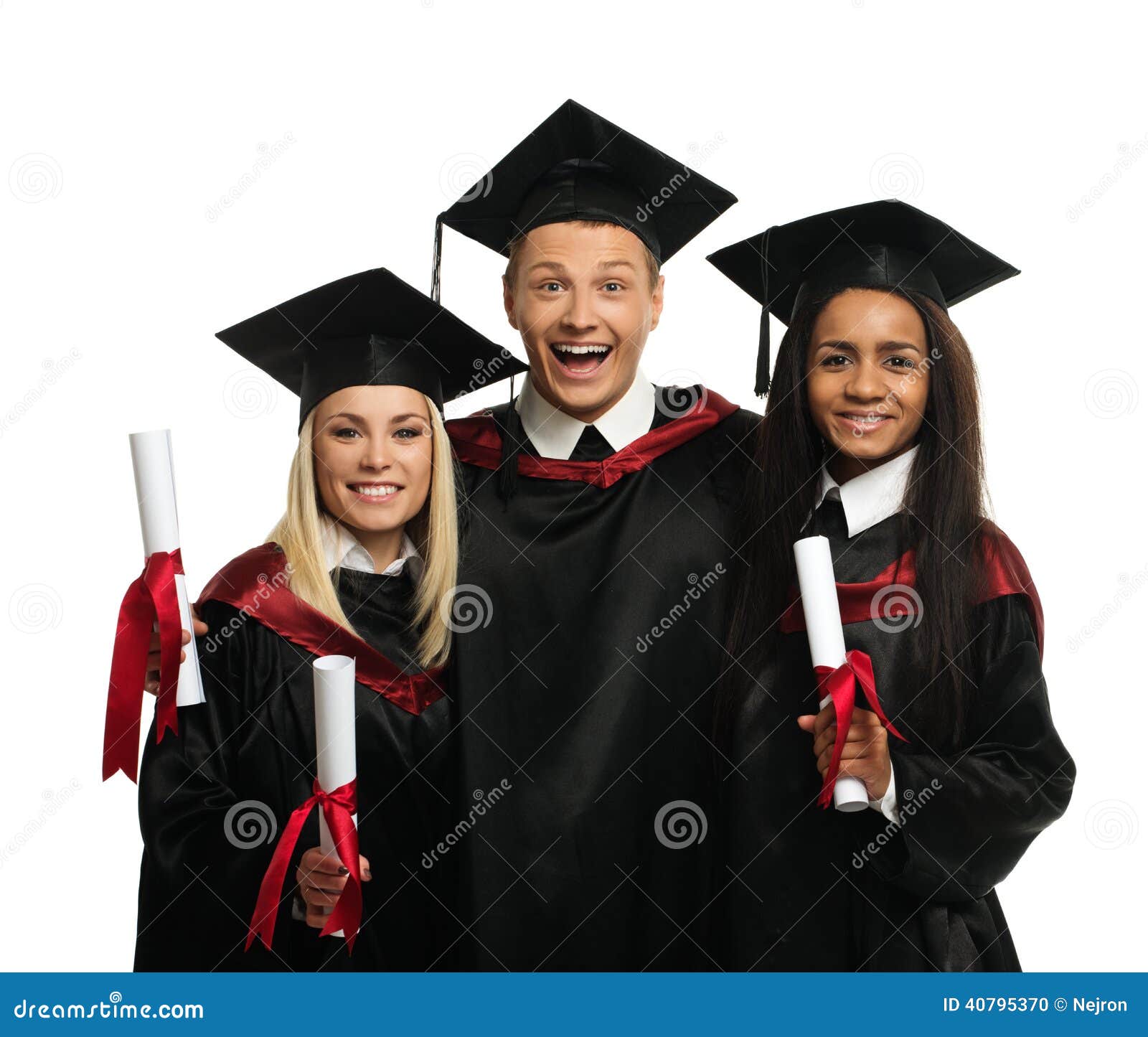 Multi Ethnic Group of Graduated Students Stock Photo - Image of african ...