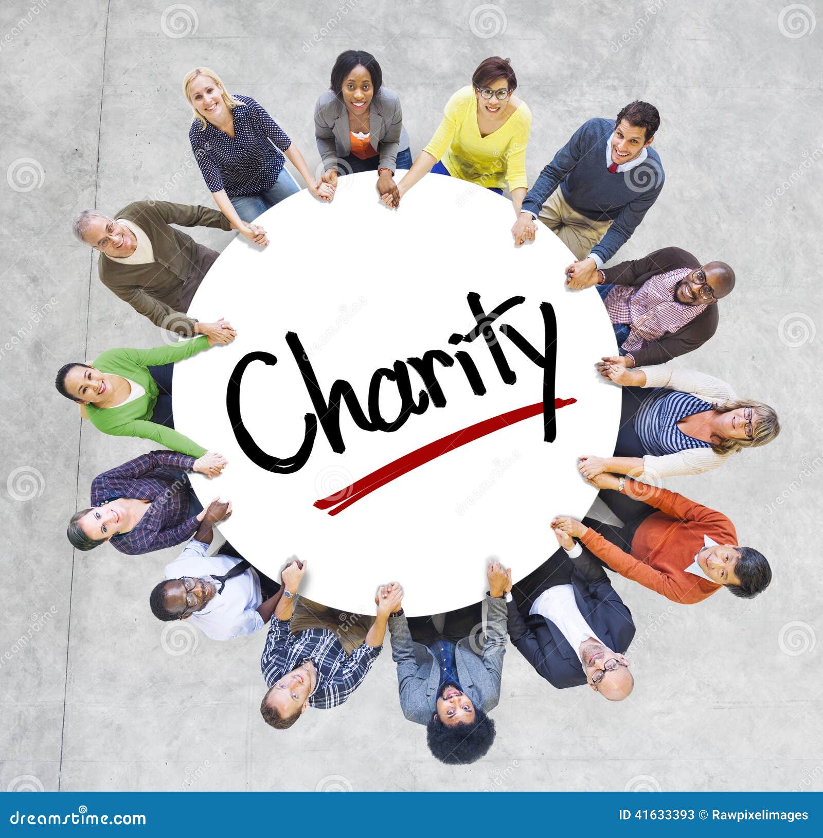 Multi-Ethnic Group of People and Charity Concepts Stock Image - Image ...