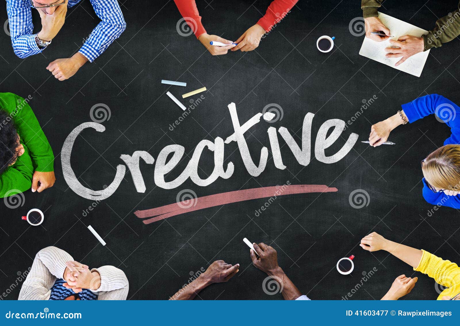 Multi-Ethnic Group of People and Creative Concepts Stock Image - Image ...
