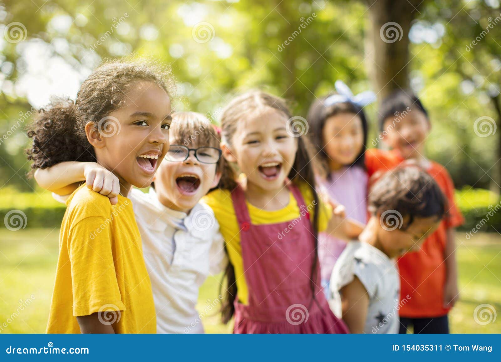 Children Laughing At School
