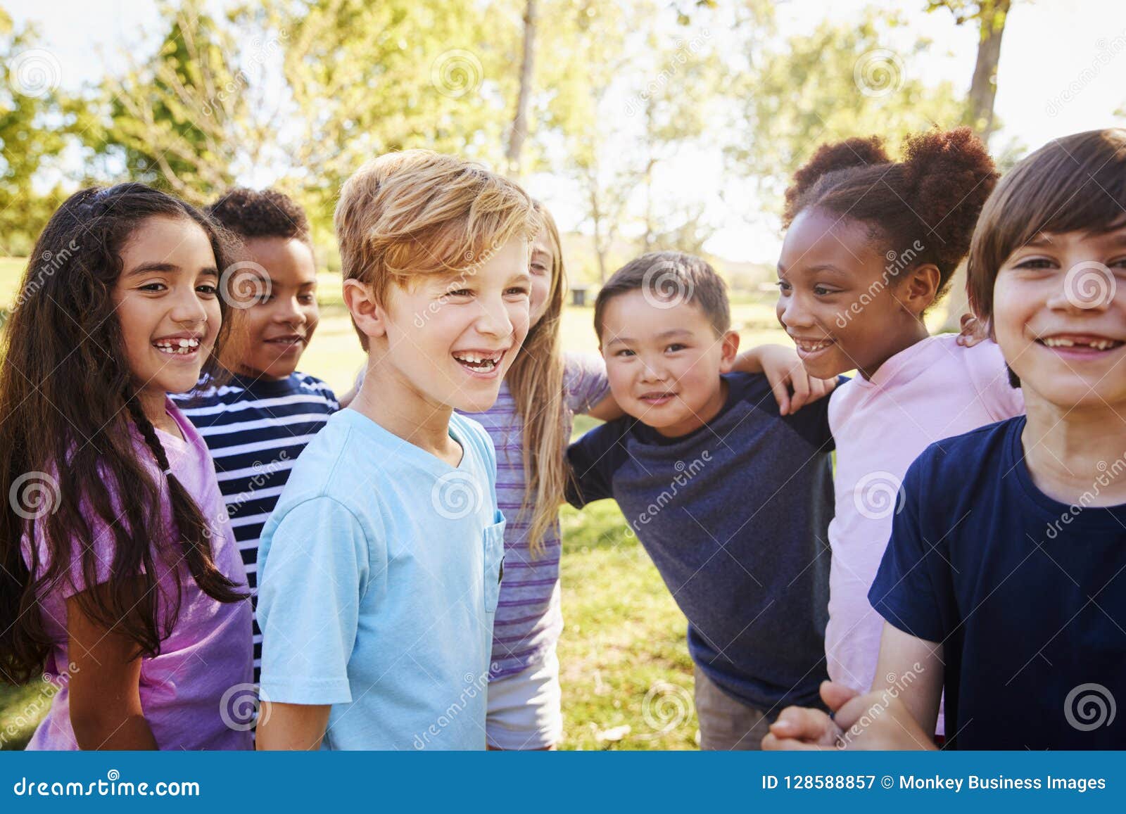Multi-ethnic Group of Schoolchildren on a School Trip Stock Image ... Multi-ethnic Group of Schoolchildren on a School Trip Stock Image ...