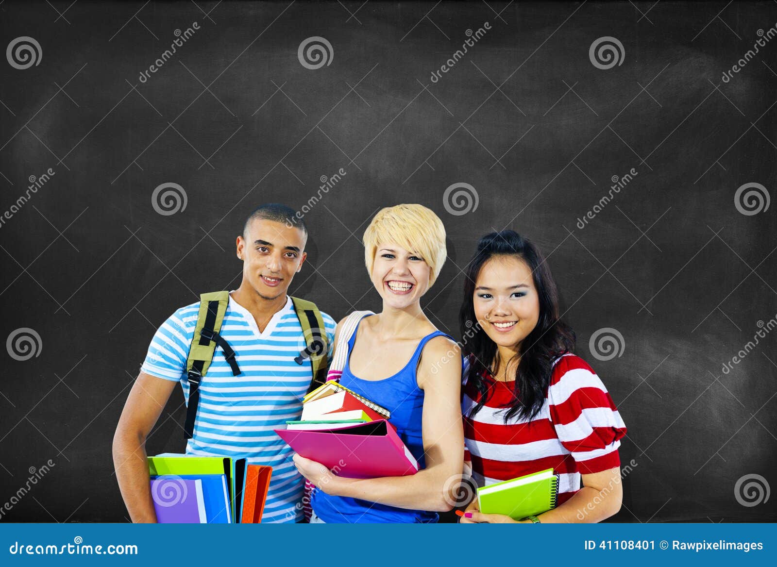 Multi-Ethnic Group of Students Stock Image - Image of eastern, culture ...
