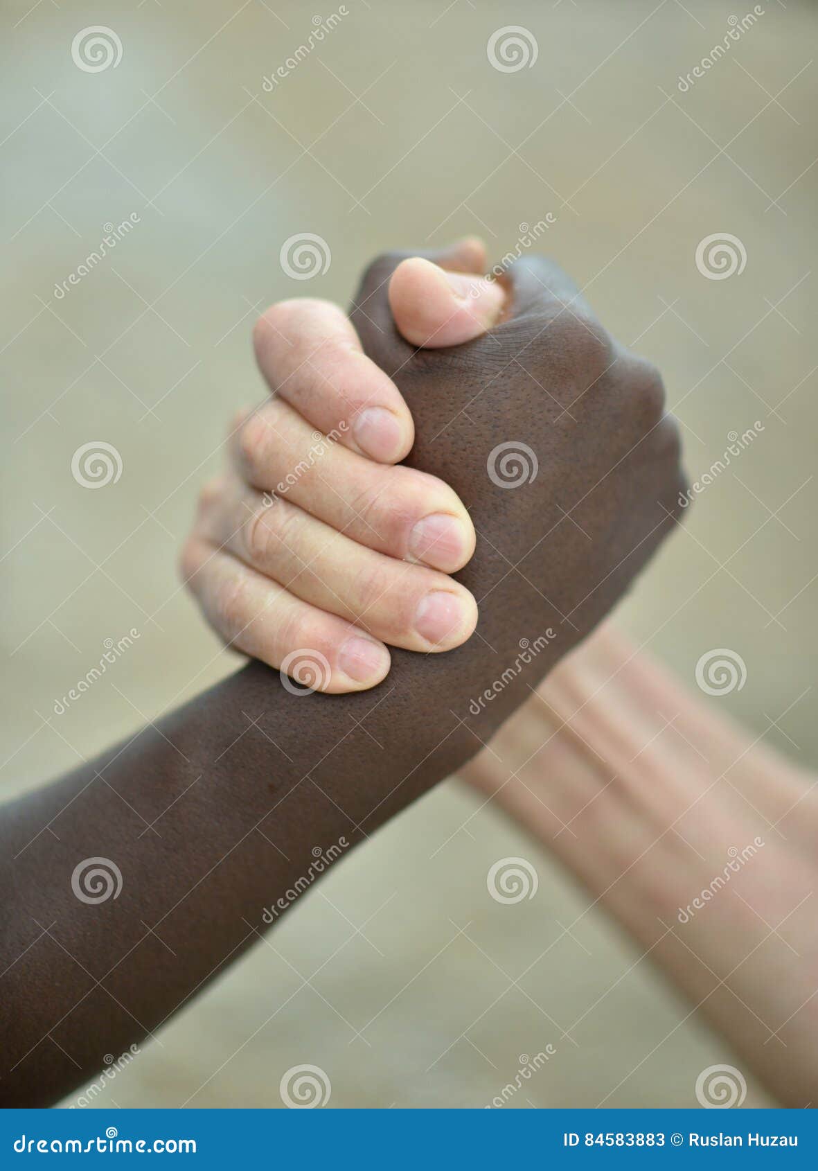 Multi-Ethnic Hands in Handshake Stock Image - Image of community ...