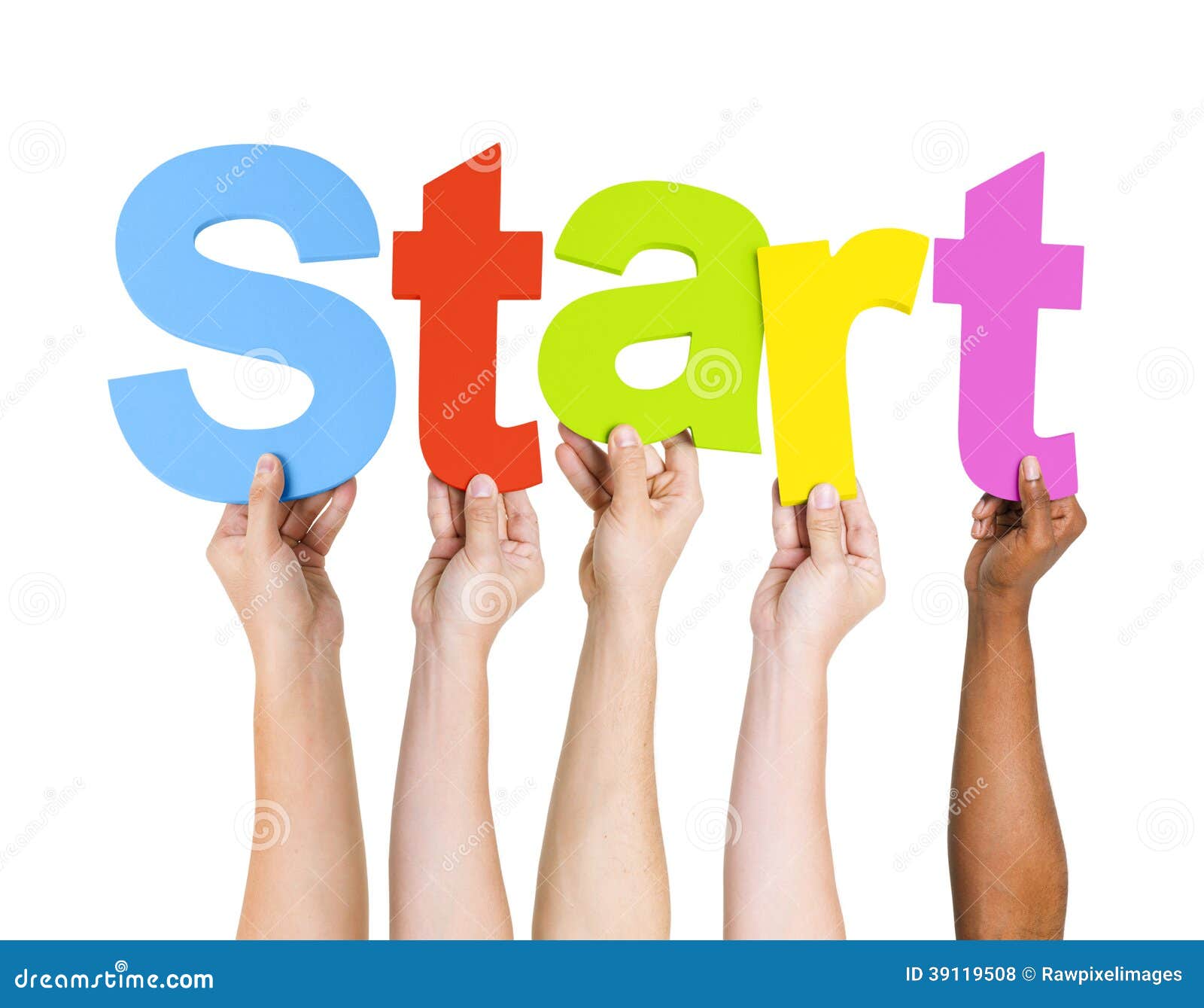 Multi-Ethnic Hands Holding the Word Start Stock Photo - Image of people ... Multi-Ethnic Hands Holding the Word Start Stock Photo - Image of people ...