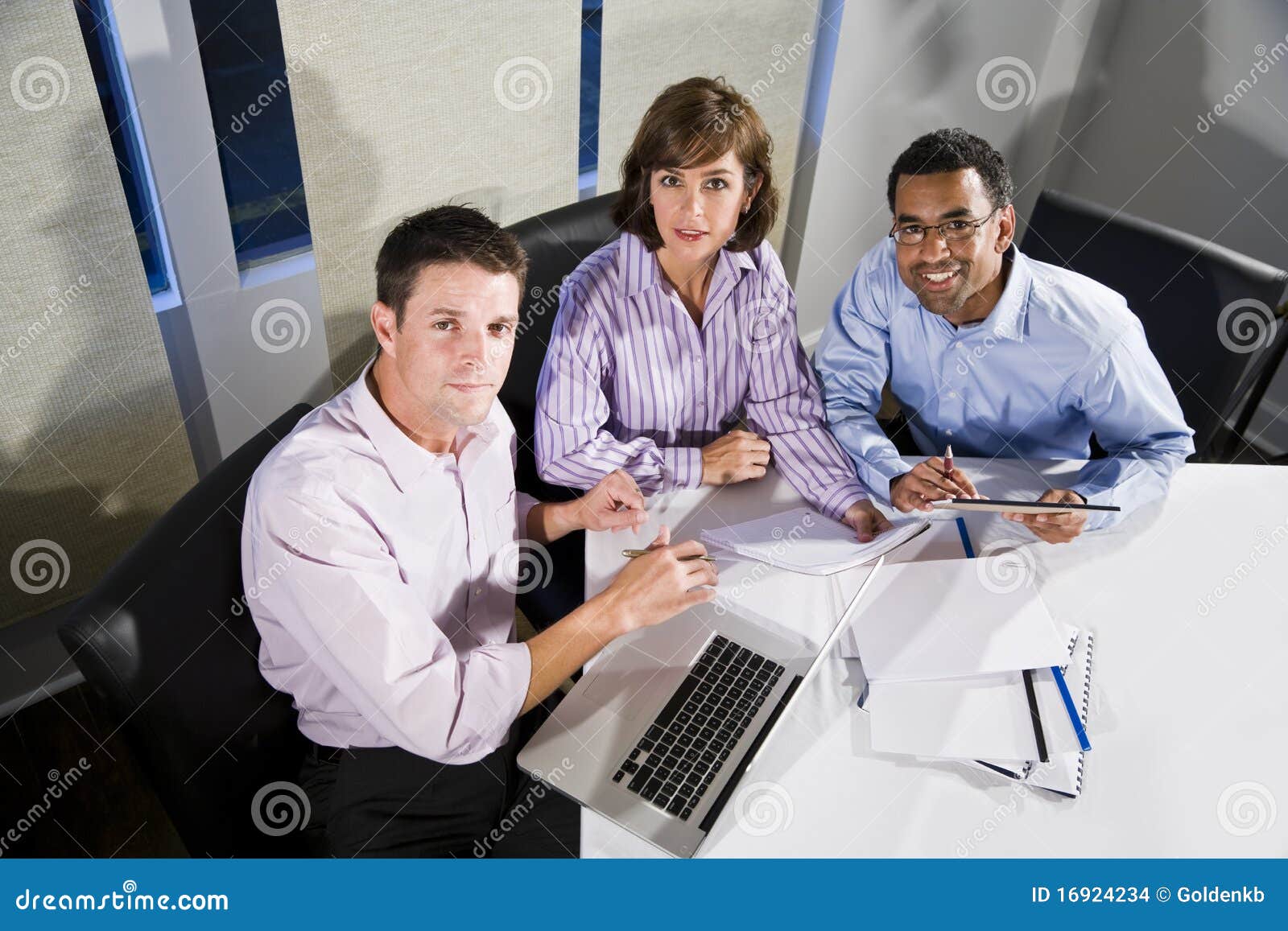 Multi-ethnic Office Workers Working on Project Stock Photo - Image of ...