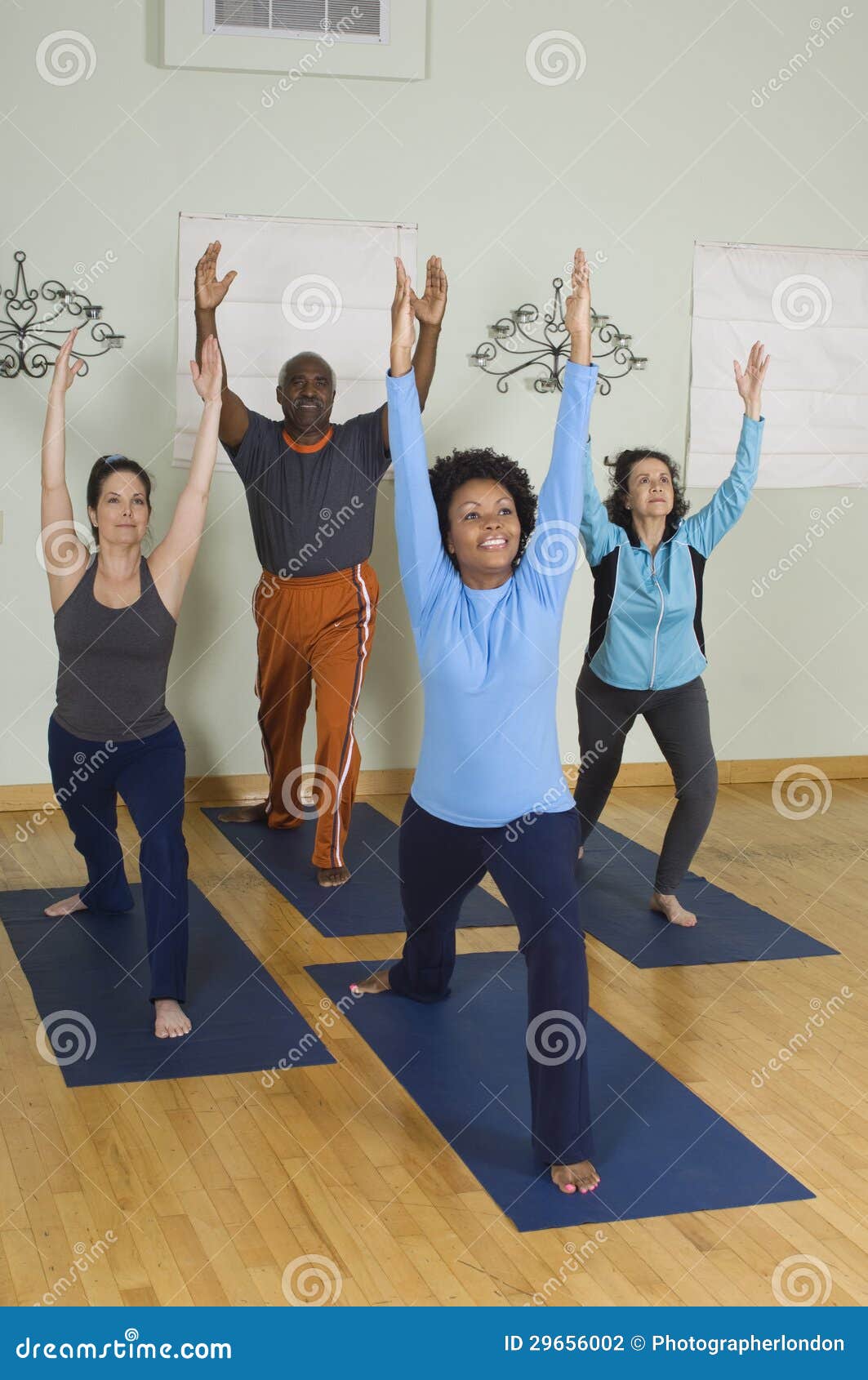 Multi Ethnic People Exercising Stock Photo - Image of african, healthy ...
