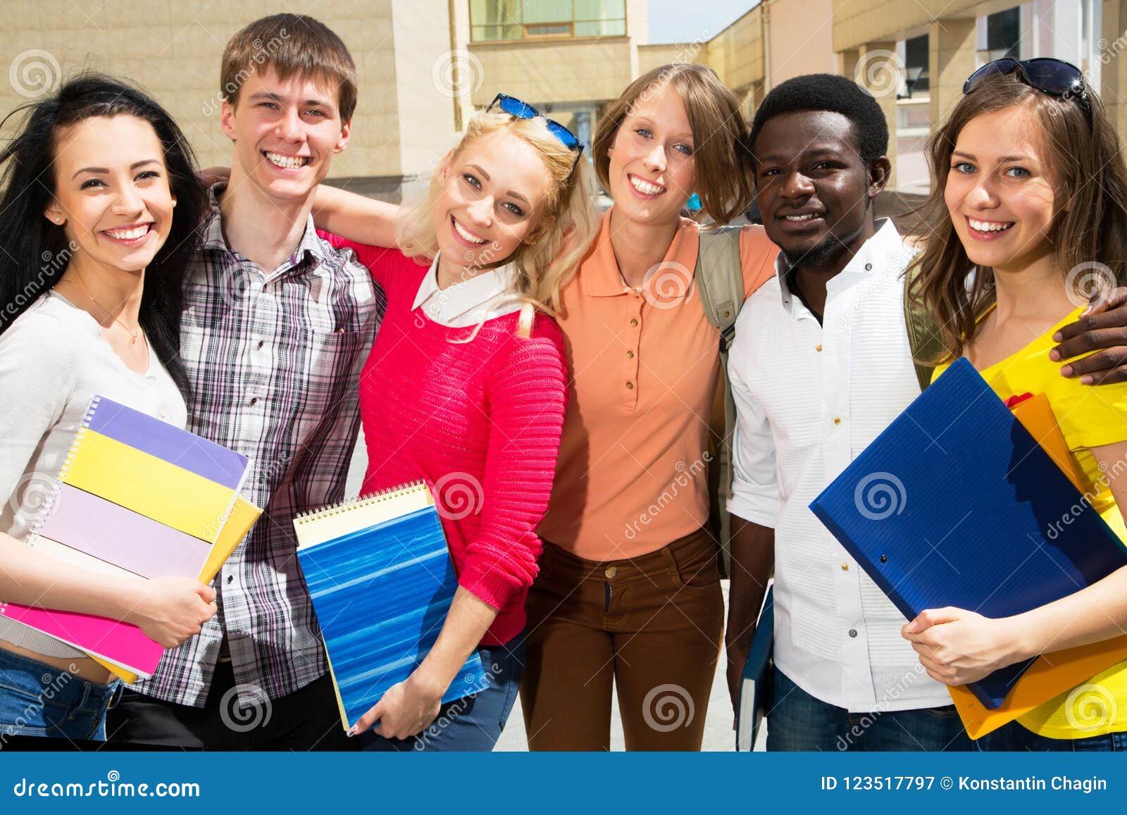 Multi-ethnic Students Outside Stock Image - Image of exam, ethnicity ... Multi-ethnic Students Outside Stock Image - Image of exam, ethnicity ...