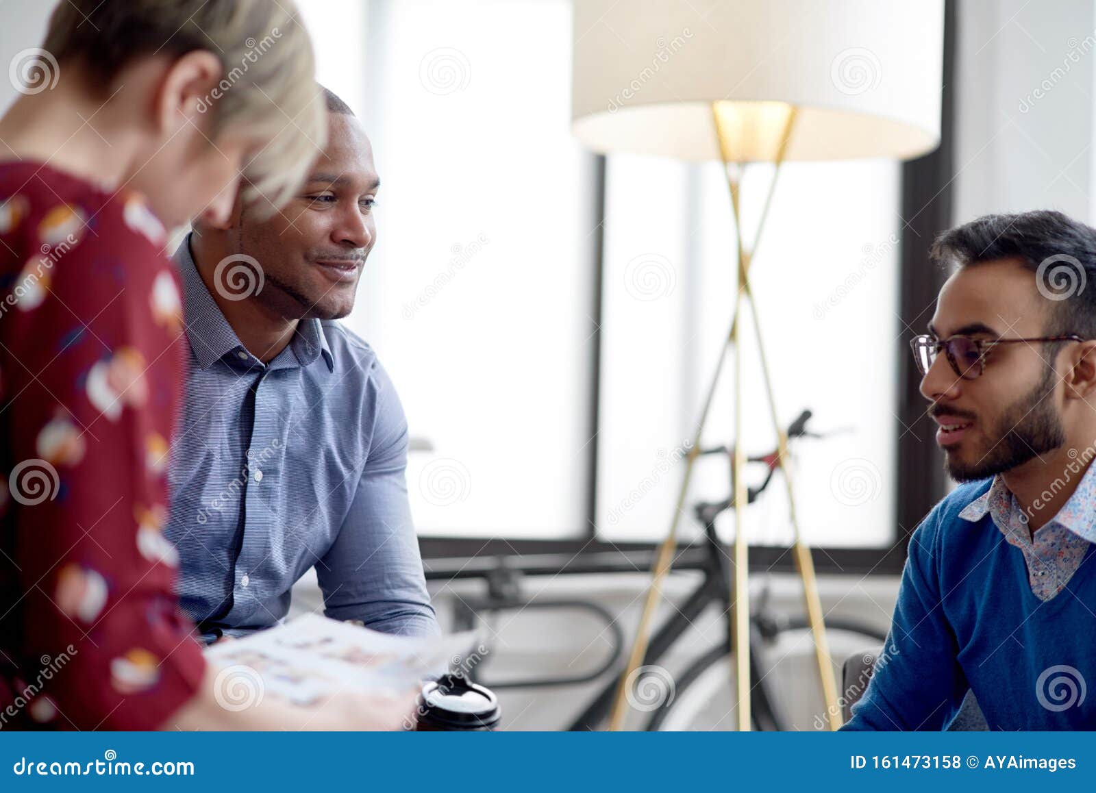 Multi-ethnic Team of Creative Millenials Collaborating on a Brai Stock ...