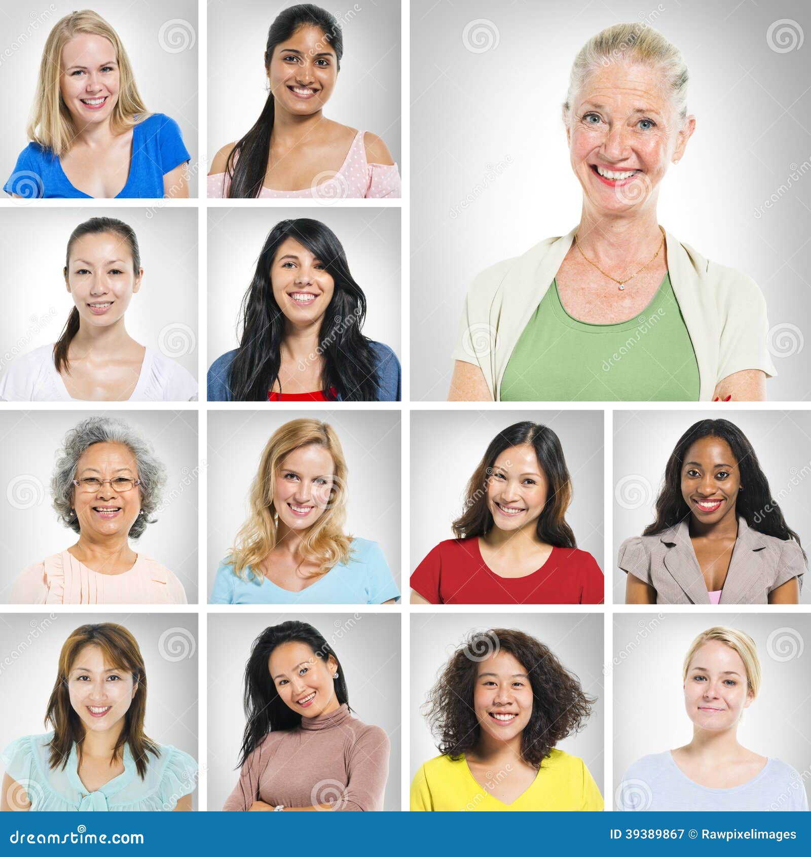Multi Ethnic Women stock image. Image of expression, female - 39389867