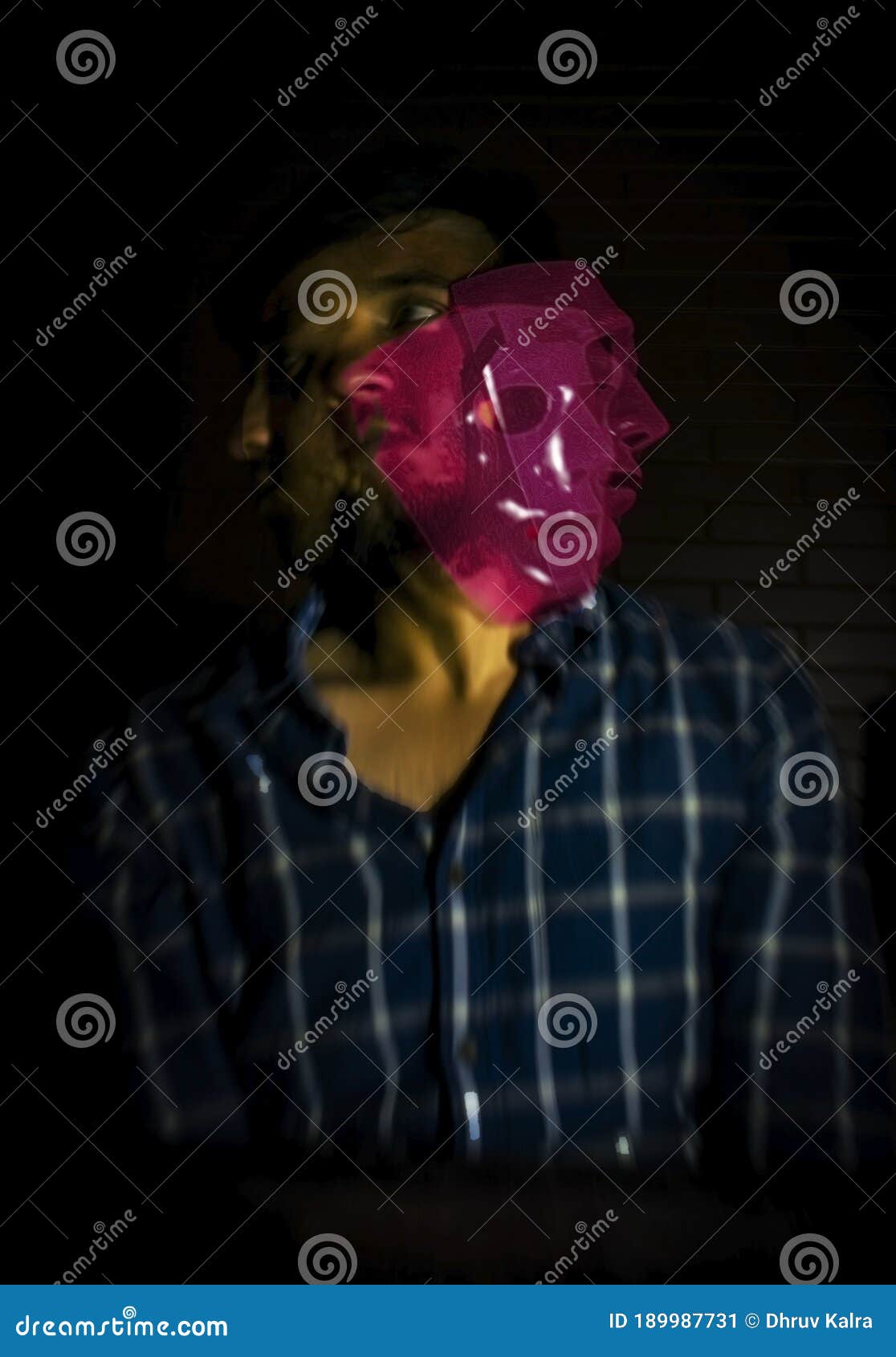 Multi faced stock image. Image of motion, person, abstract - 189987731