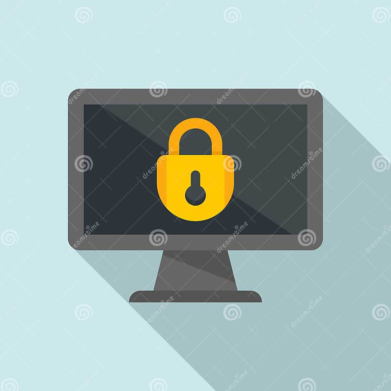 Multi-factor Authentication Icon, Flat Style Stock Vector ...