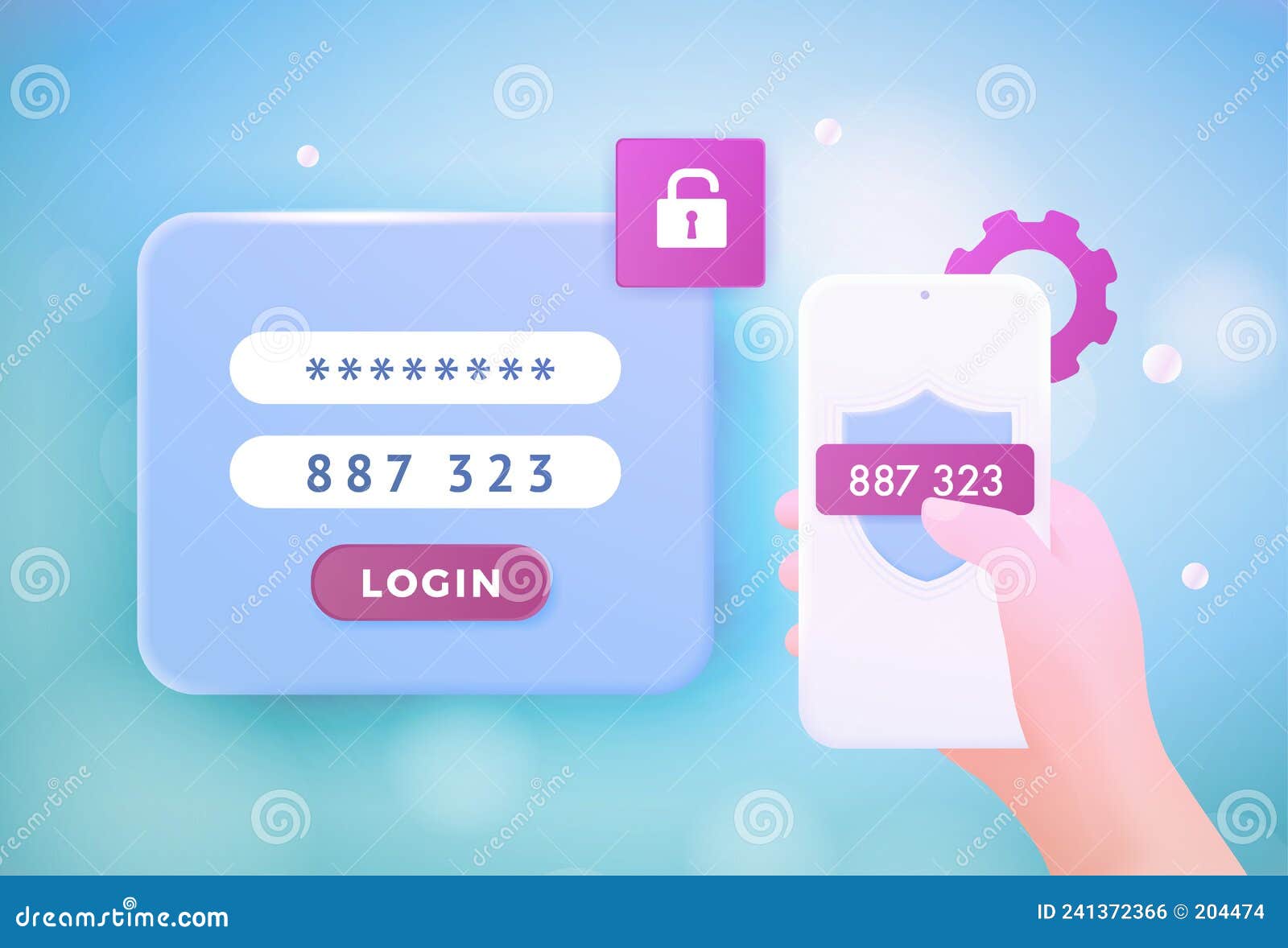 Multi Factor Authentication with Smartphone and Laptop. 2-step ...