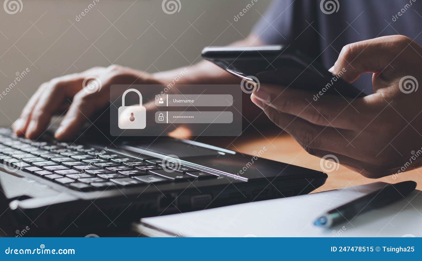 Multi Factor Authentication User Login Cyber Security And Data
