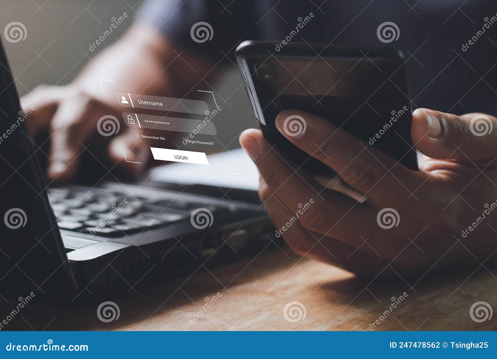 Multi Factor Authentication User Login Cyber Security And Data Protection Information