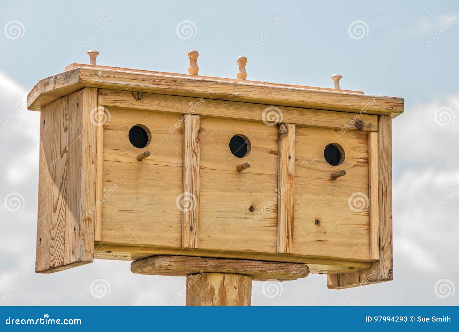Multi-family Birdhouses stock image. Image of multifamily - 97994293