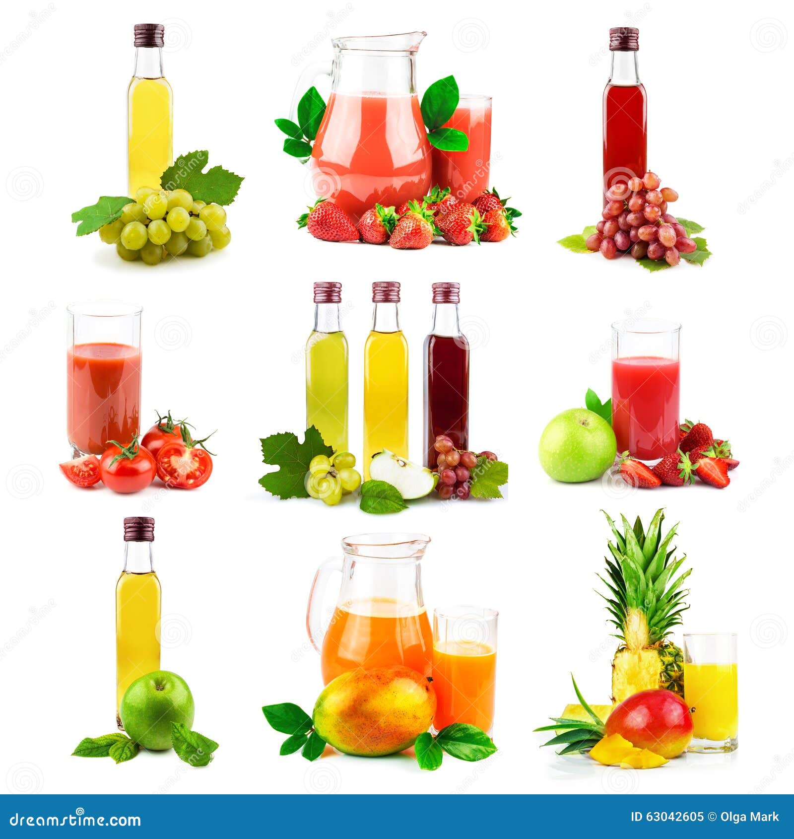 Multi Fruit and Vegetable Juice with Tropical Fruit and Vegetable, Set ...