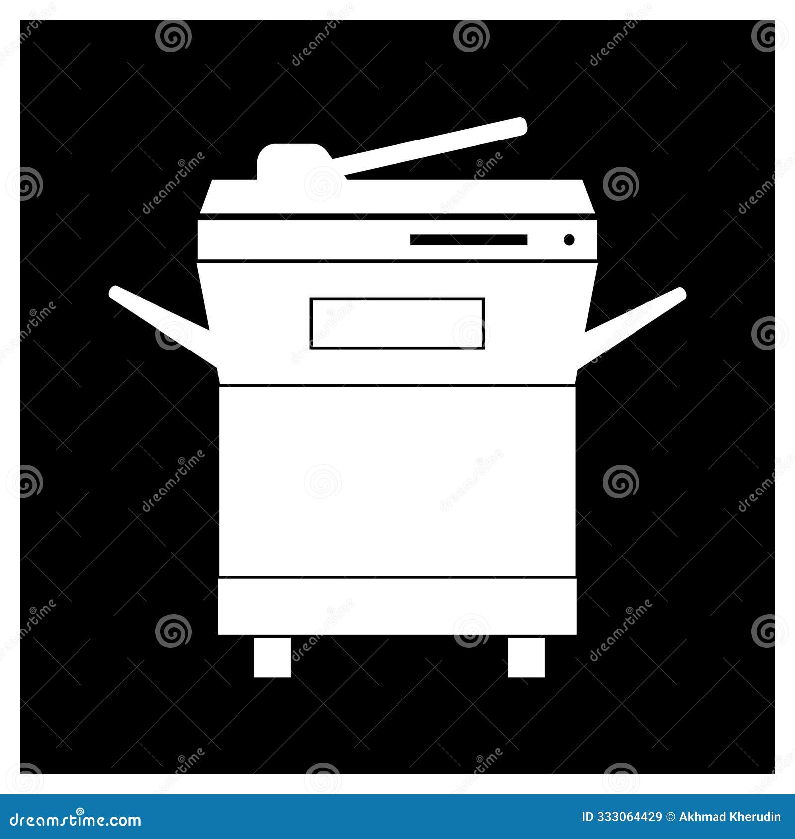 Multi-function Printer or Auto Copier Logo Design Stock Illustration ...