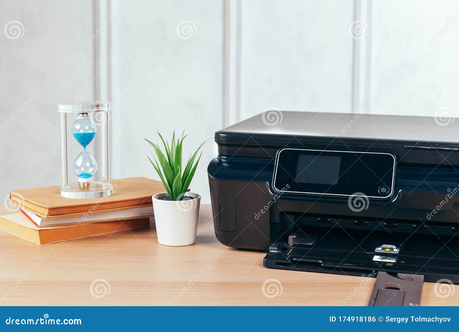 Multi-function Printer Machine Ready For Printing, Copy, Scanning In ...