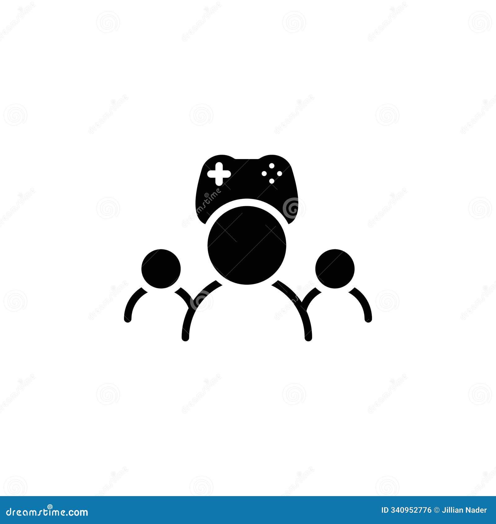 Multi Game Player Icon Web Design in Vector Stock Vector - Illustration ...