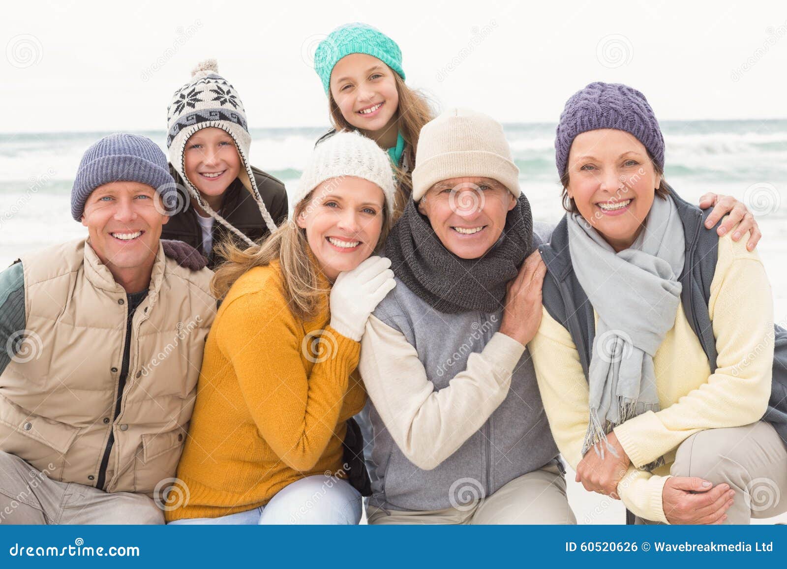 Multi Generation Family All Together Stock Photo - Image of caucasian ...