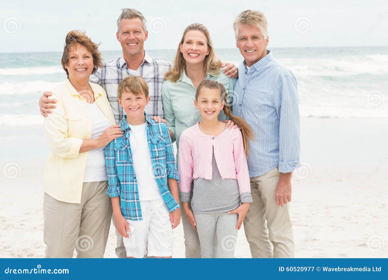 Multi Generation Family All Together Stock Image - Image of amusement ...