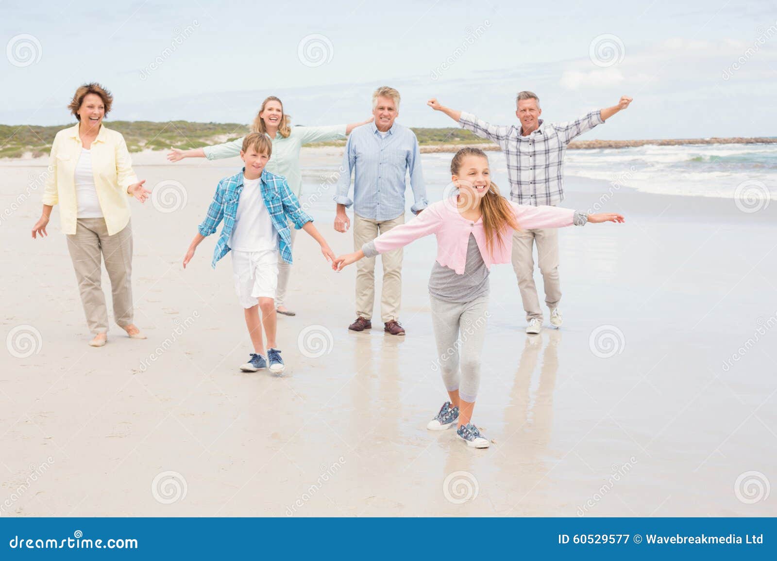Multi Generation Family All Together Stock Image - Image of father ...