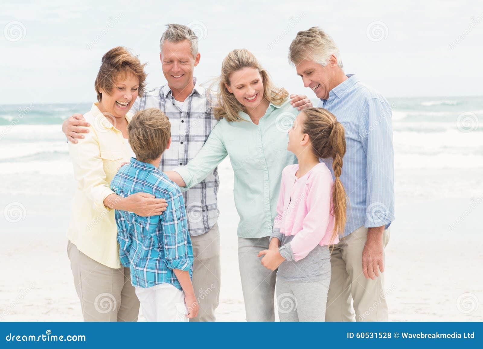 Multi Generation Family All Together Stock Photo - Image of bright ...